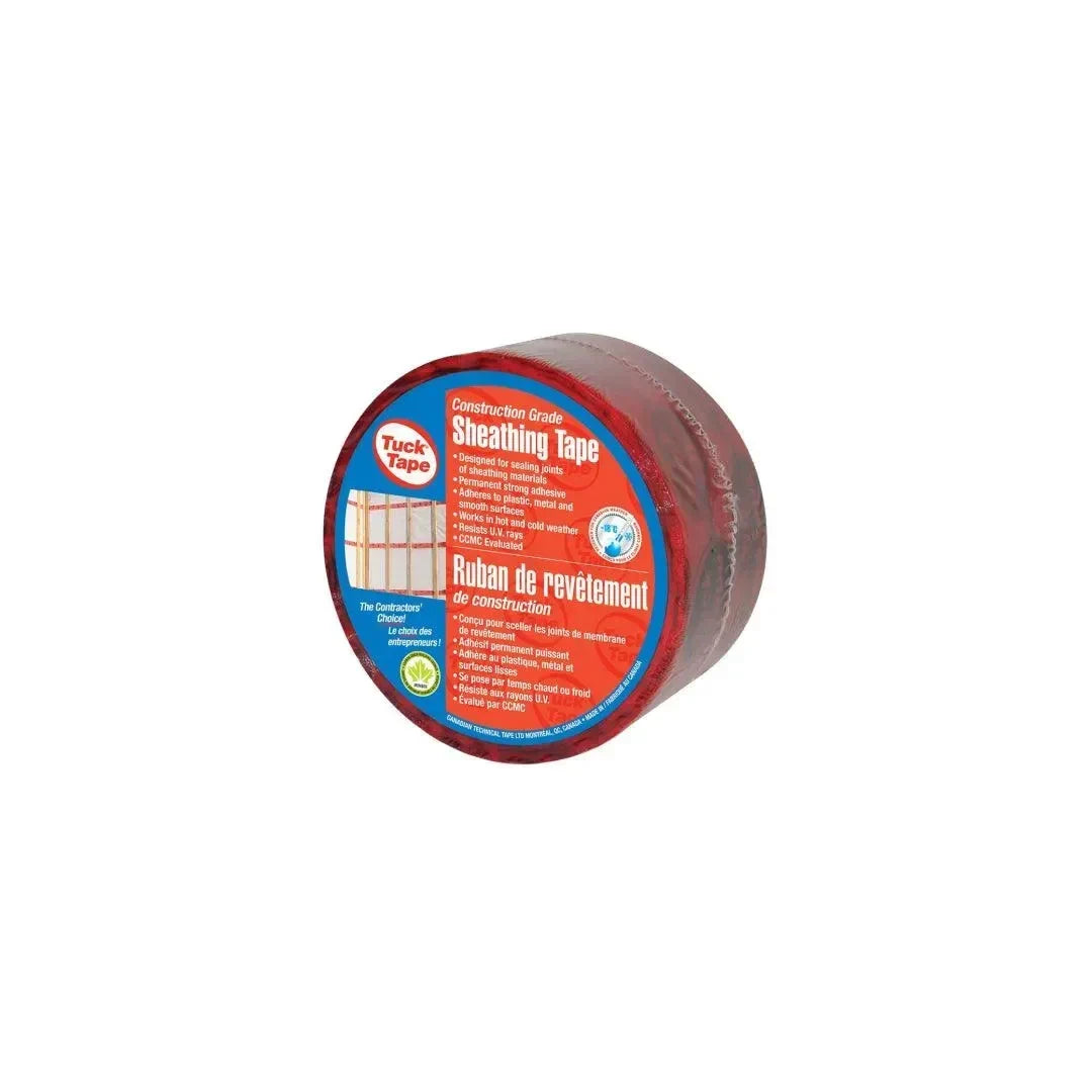 Sheathing Tape 60mm x 55m Red Construction Grade – Besso Floor & Decor