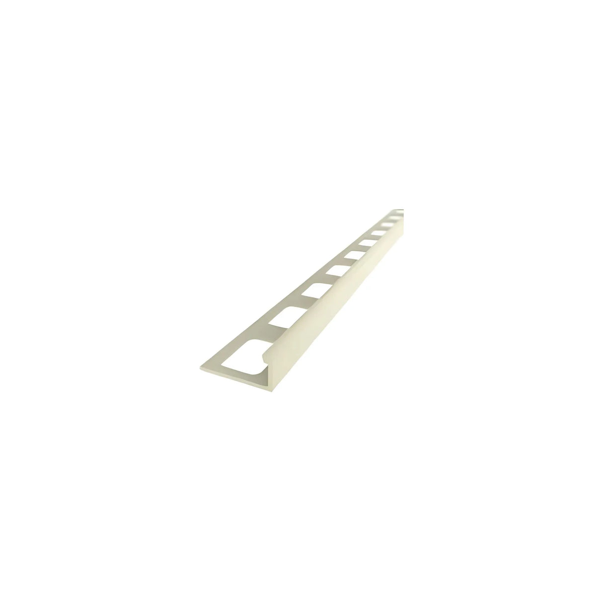 8" PVC L-Shaped Tile Trim - Ivory | Besso