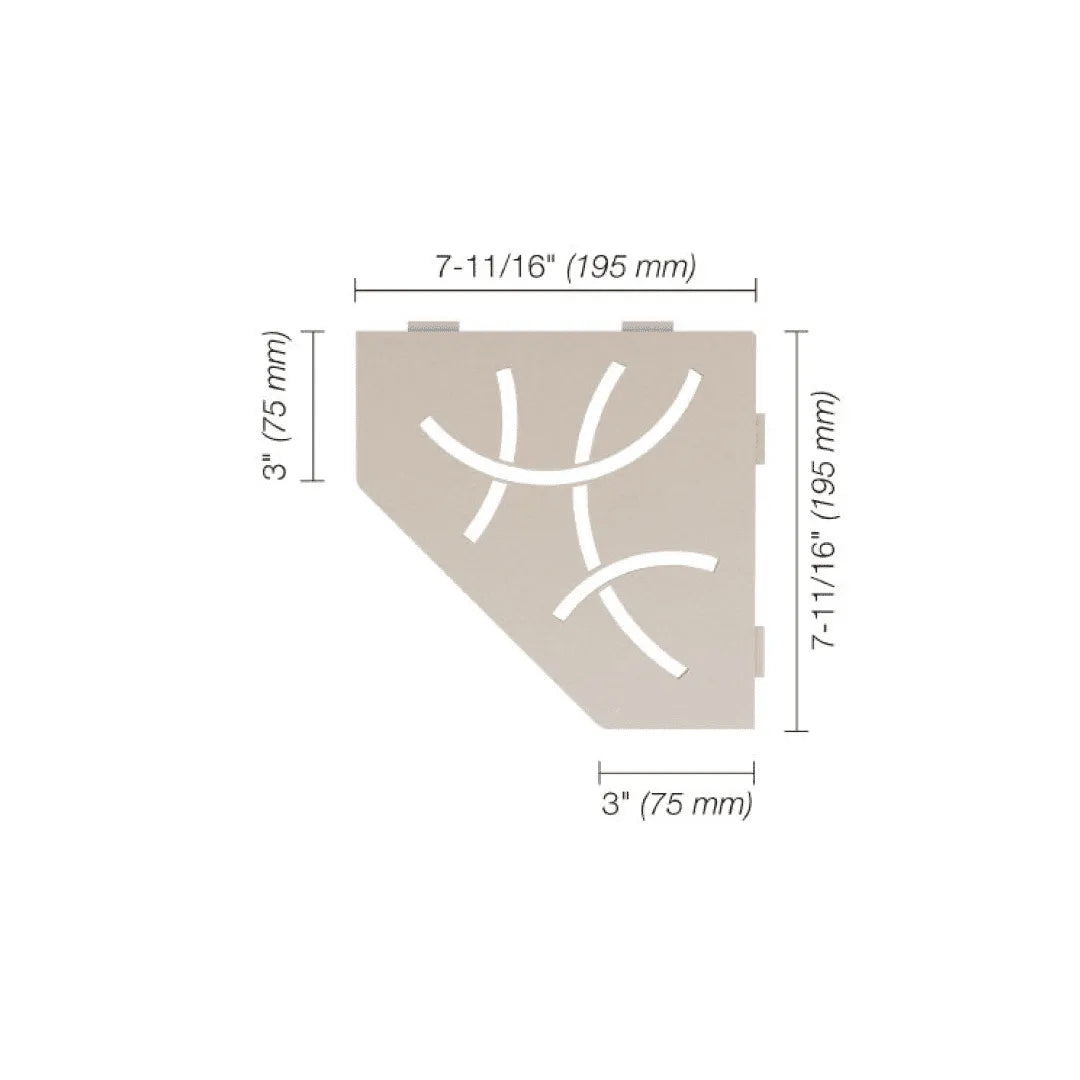 SHELF-E Pentagonal Corner Shelf Curve Design – Besso Floor & Decor