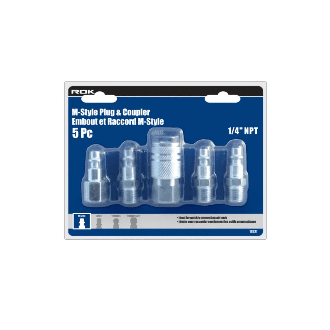 5PC M-style Plug & Coupler Set – Besso