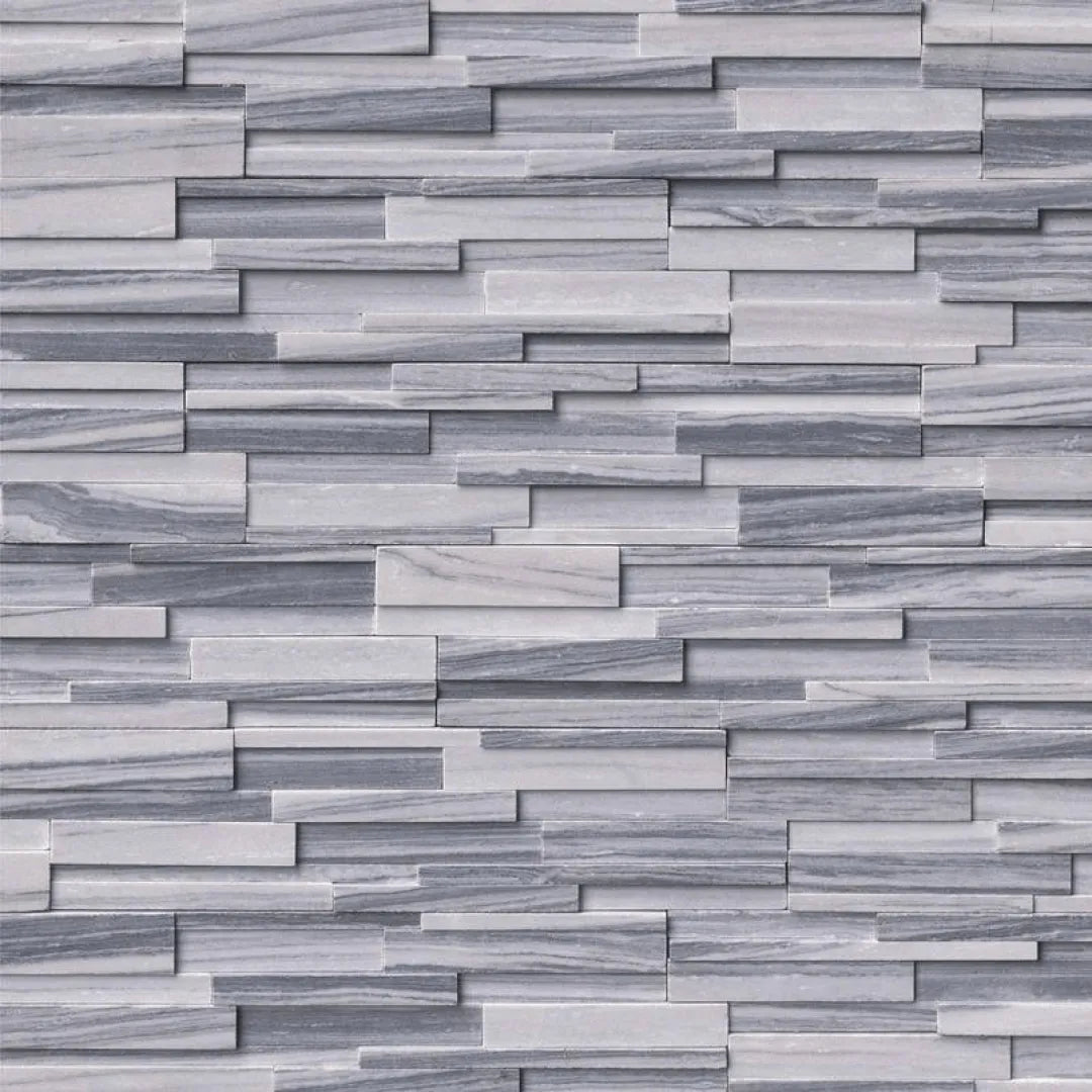 Alaska Gray 3D Stacked Stone | Besso
