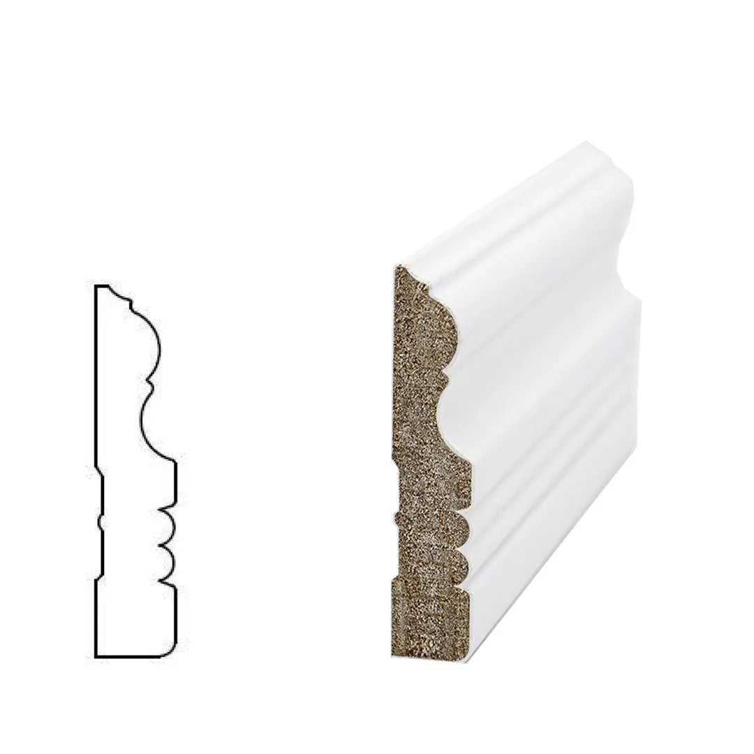 3-1/2" Victorian Wood Casing - HG | Besso